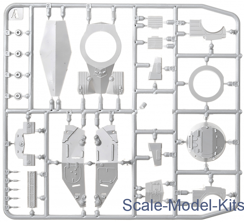 AML-90 Light Armoured Car (4x4)-Ace plastic scale model kit in 1:72 ...