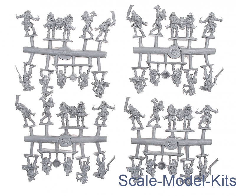 Half-Orgs, set 3-Alliance plastic scale model kit in 1:72 scale ...