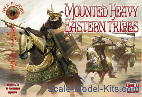 Mounted Heavy Eastern Tribes. Set 1-Alliance plastic scale model kit in ...