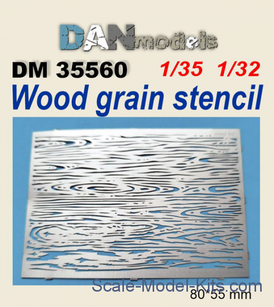DAN Models - Wood grain stencil - plastic scale model kit in 1:35 scale ...