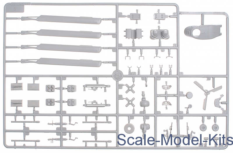 Hobby Boss - Eurocopter EC-665 Tiger UHT Attack helicopter - plastic scale model kit in 1:72 ...