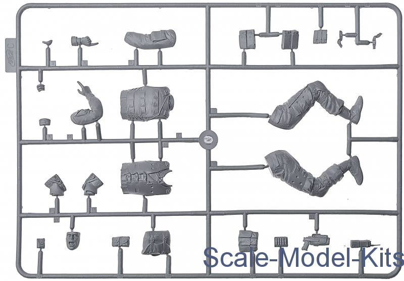 Delta Force Fighter (Mogadishu, 1993)-ICM plastic scale model kit in 1: ...