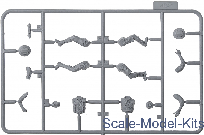 ANZAC Drivers (1917-1918)-ICM plastic scale model kit in 1:35 scale ...