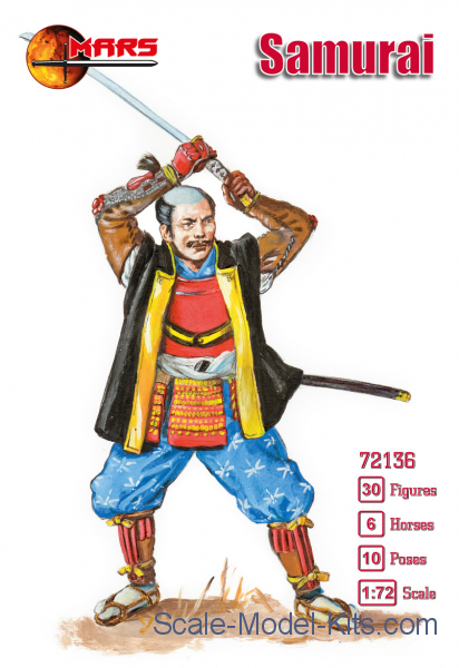 Samurai-Mars Figures plastic scale model kit in 1:72 scale (mars ...