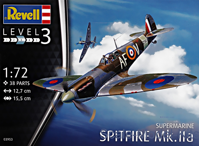 Revell - Spitfire Mk. IIa - plastic scale model kit in 1:72 scale ...