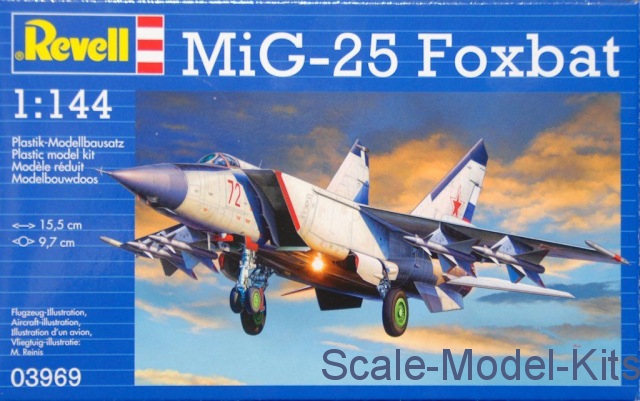 Revell - MiG-25 Foxbat - plastic scale model kit in 1:144 scale ...