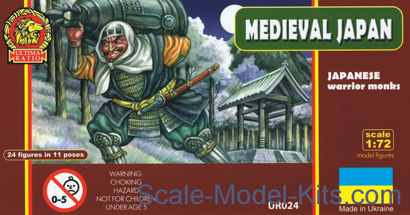 Ultima Ratio - Japanese Warrior Monks. Medieval Japan - plastic scale ...