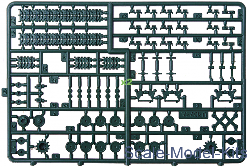 M32B3 tank recovery vehicle-UniModels plastic scale model kit in 1:72 ...